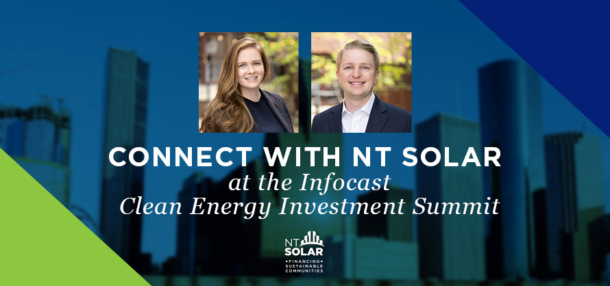 Meet NT Solar at the Infocast Clean Energy Investment Summit