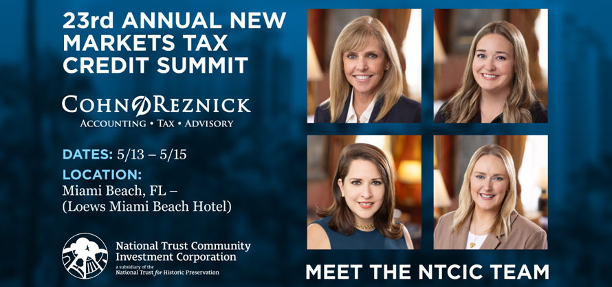 NTCIC Heads to the CohnReznick NMTC Summit in Miami Beach